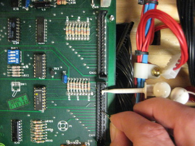 To test the remaining rows, move the clip lead to CN11 pin 4, 5, 6, 7 ...